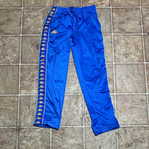 Kappa | Pants | Kappa Royal Blue Track Pants With Multicolor Logo ...